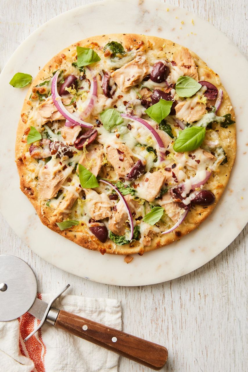 Mediterranean Tuna Pizza Recipe | Dish on Fish - Street Food Spectacle